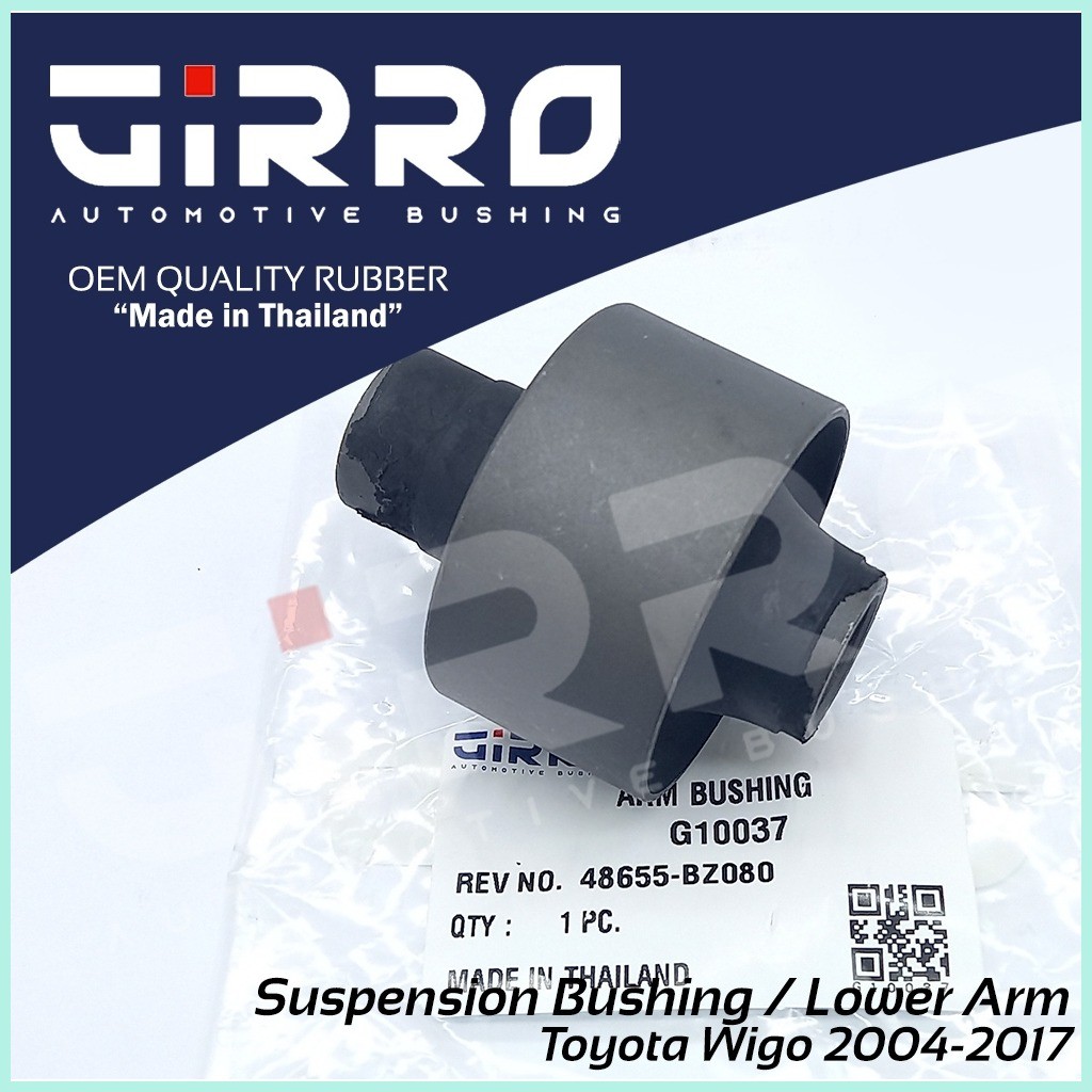 GIRRO Suspension Lower Arm Bushing (BIG) for Toyota Wigo 2004-2017 ...