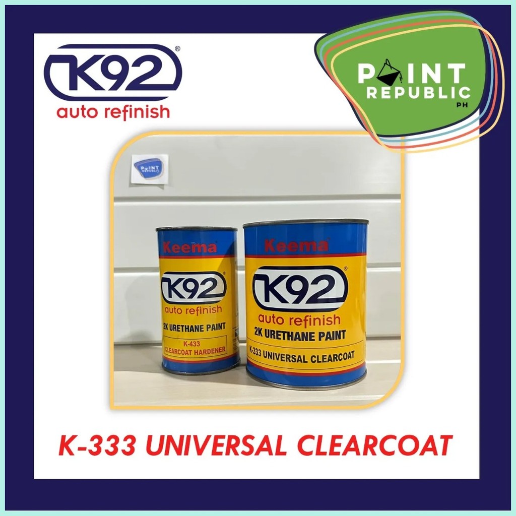 Keema K92 Auto Refinish 2K Urethane Paint K-333 Universal Clear Coat ...