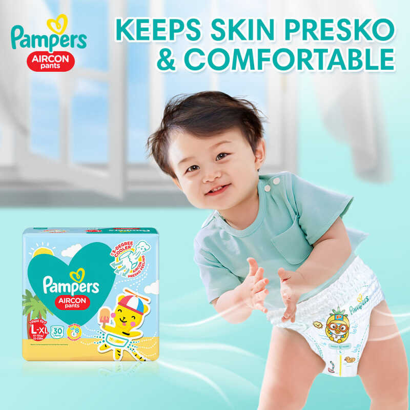 Pampers Aircon Pants Diapers XXL 44S X 1 Pack (44 Pcs) | Shopee Philippines