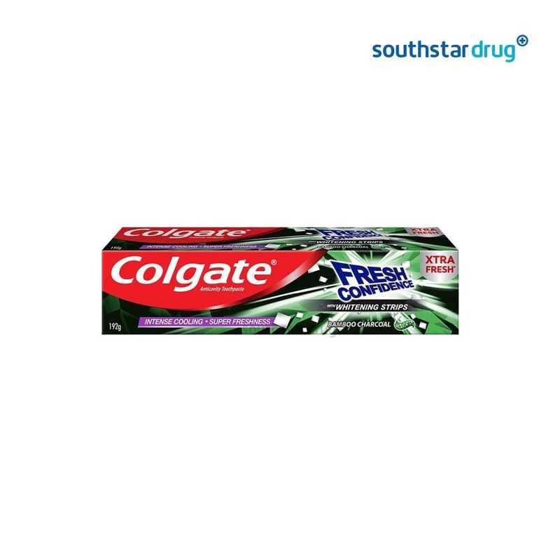 Colgate Fresh Confidence Bamboo Charcoal Toothpaste 192 G 93D | Shopee ...