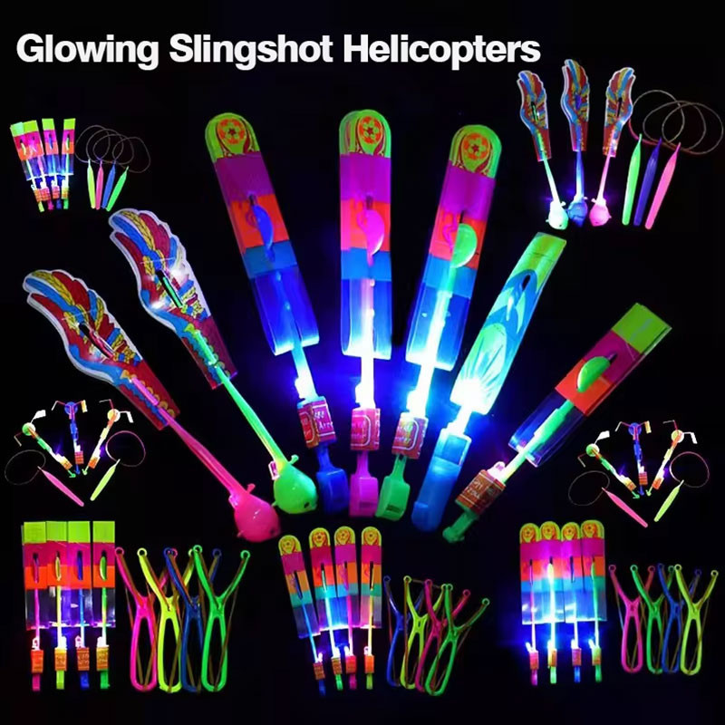 1PCs Amazing Light Toy Glowing Helicopter Flying LED Light Toy ...