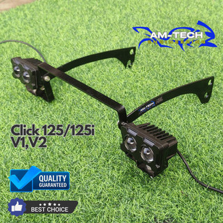 Click 125 Honda V1/V2 MDL Mini Driving Light Bracket ni Am-Tech ...