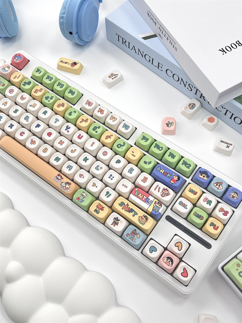 【Local Delivery】Crayon Shin-chan Keycap MOA Profile PBT Thermal Dye ...