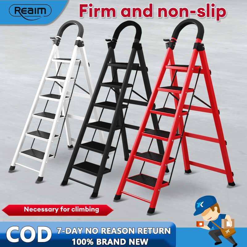 Ladder 3/4/5/6/7 Foldable Aluminum Heavy Duty Hagdanan Telescc ...