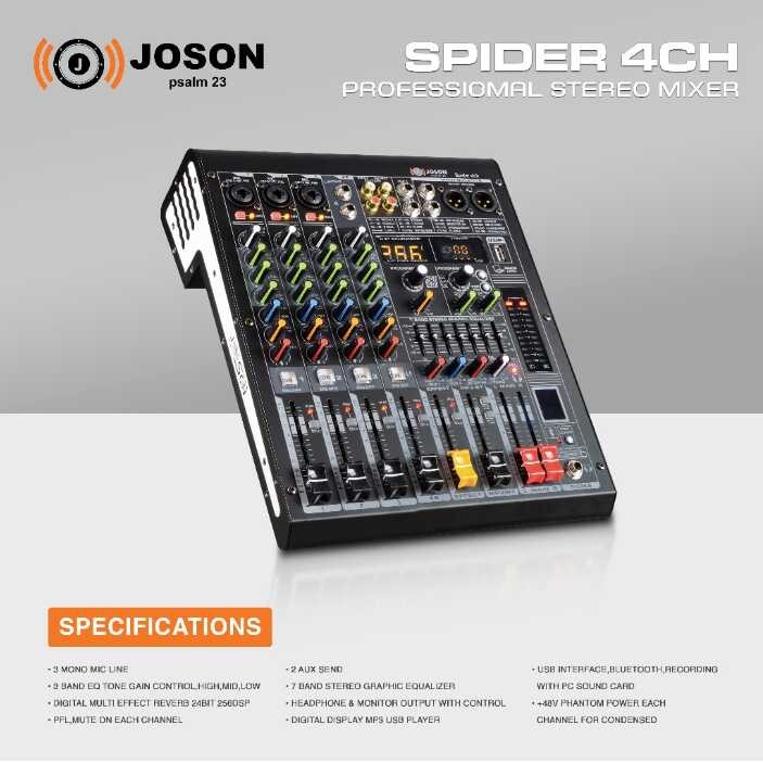 Joson Professional Spider Mixer (4 Channel/6 Channel/8 Channel) Na May ...