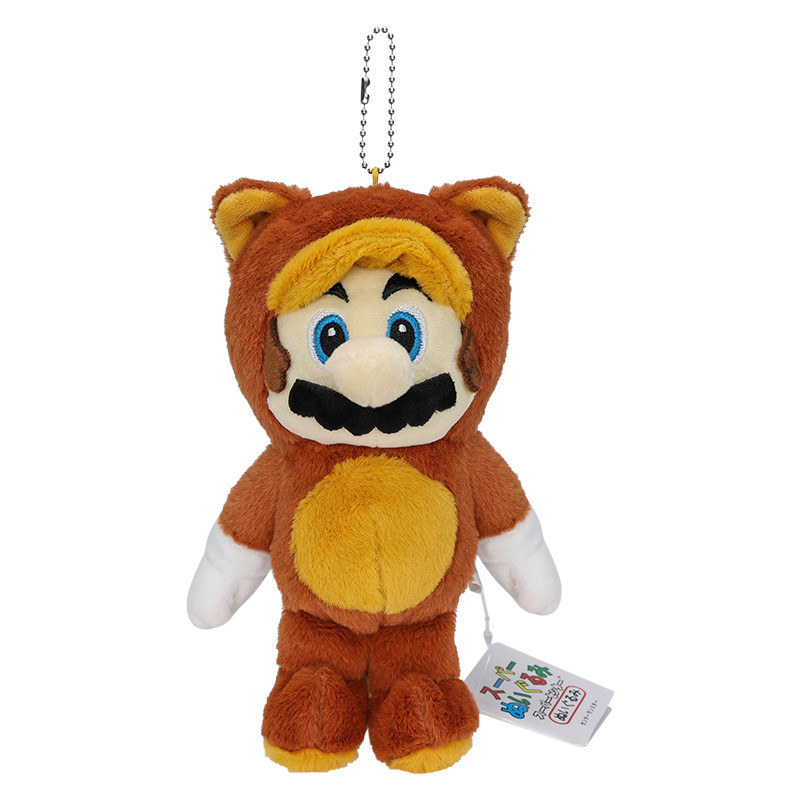 2024 New Style Super Mario 3D World Plush Doll Pendant Cat Mario Cross ...
