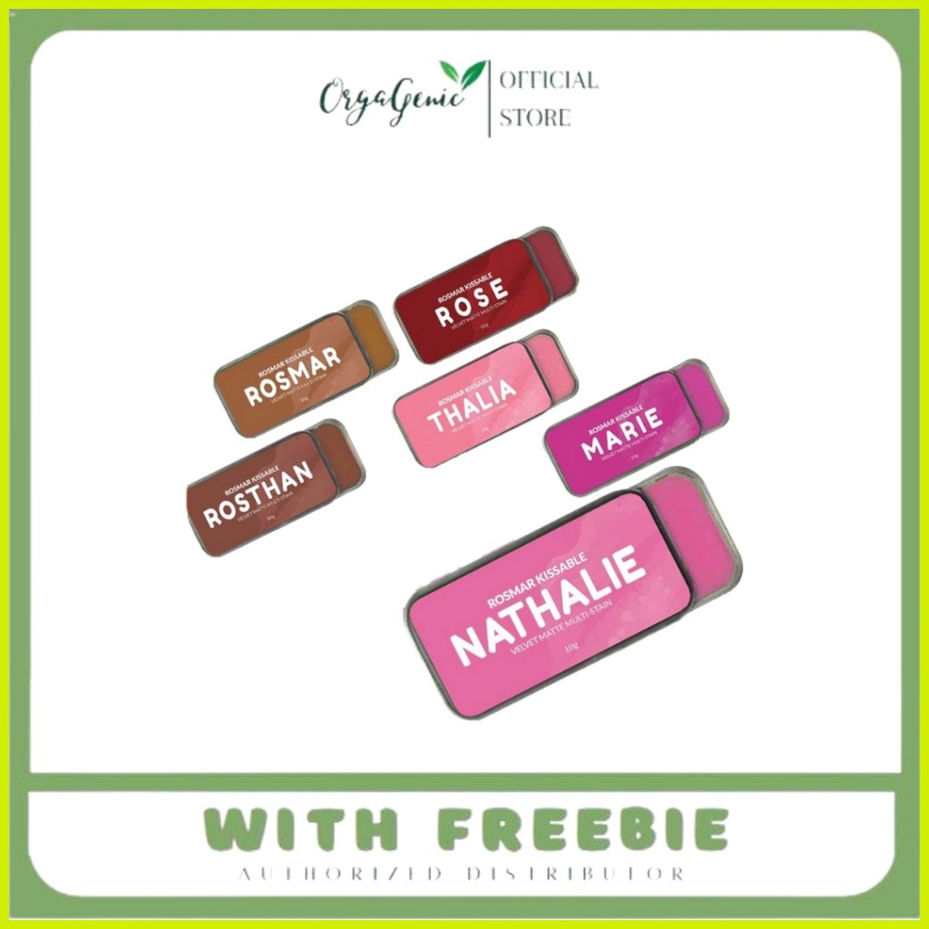 ♒ Rosmar Kissable Velvet Matte Tint Multi-Stain For Lip, Check And ...