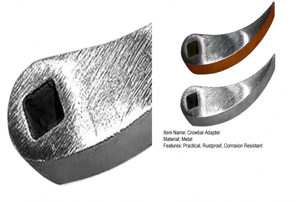 Pry Bar Adapter Multi-purpose Crowbar Adjustable Angle Head Pry Bars ...