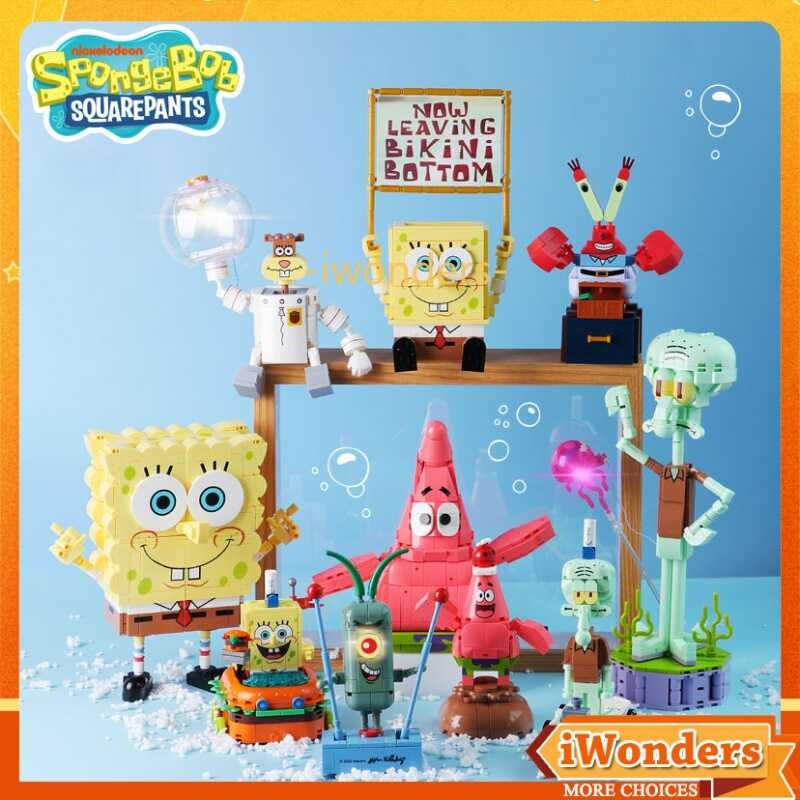Spongebob Squarepants K Box Building Bloc Patrick Star Plankton Pop ...
