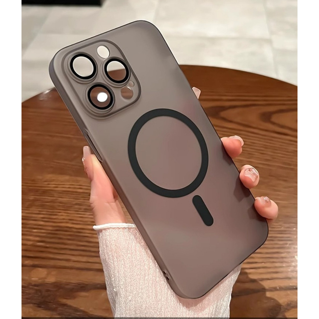 0.3MM Ultra Thin Matte Anti Fingerprint Magnetic Camera Full Cover ...