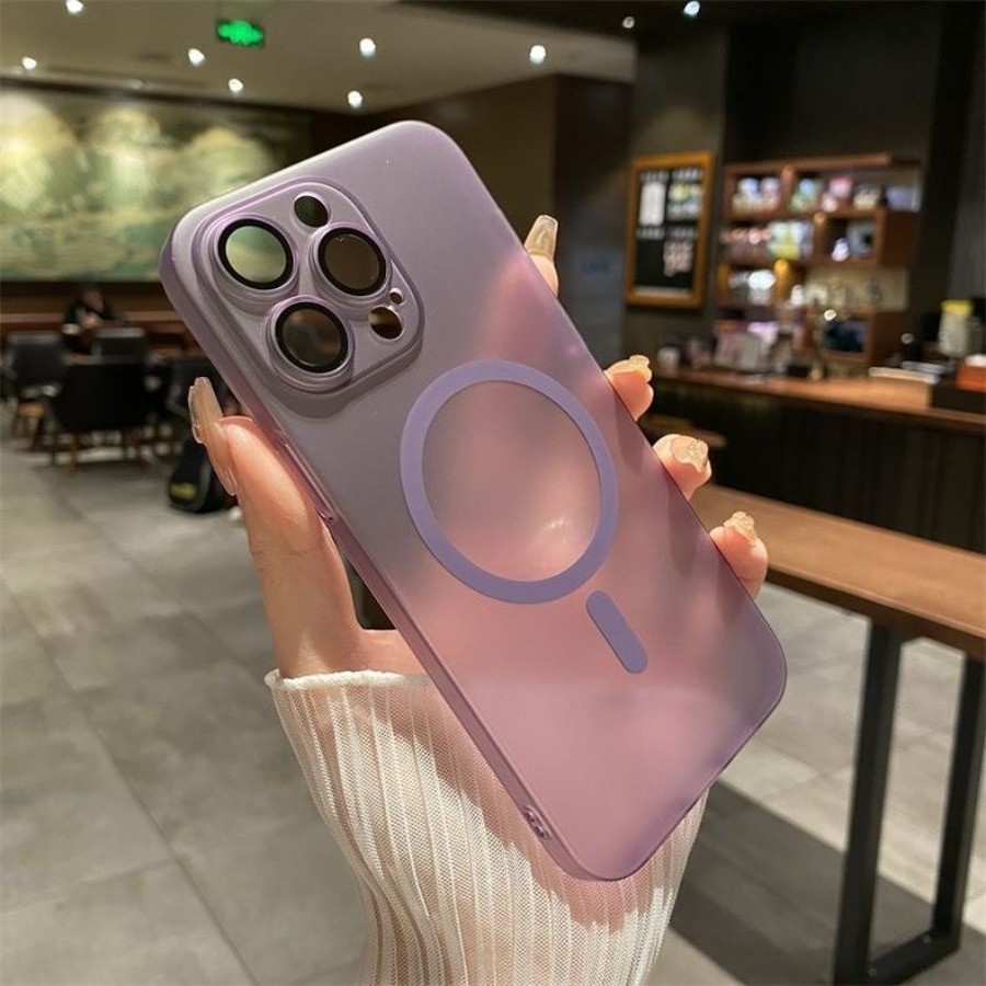 0.3MM Ultra Thin Matte Anti Fingerprint Magnetic Camera Full Cover ...