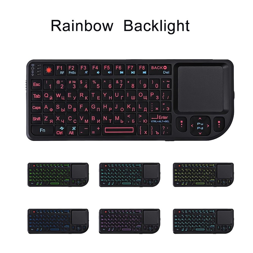 [Local Stock] Mini Wireless Keyboard 2.4G RF Spanish French Russian ...