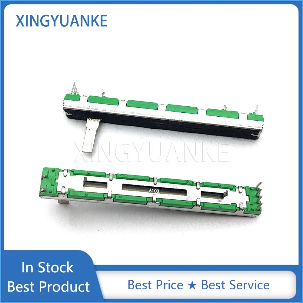 3Pcs/lot 75MM Straight Slide Potentiometer A10K A20K A50K Dual Channel ...