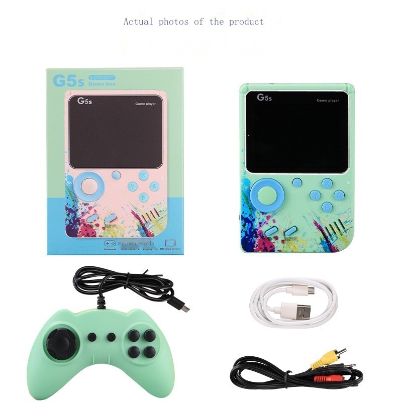 Cross-border new G5 handheld retro game console 500-in-1 FC game ...