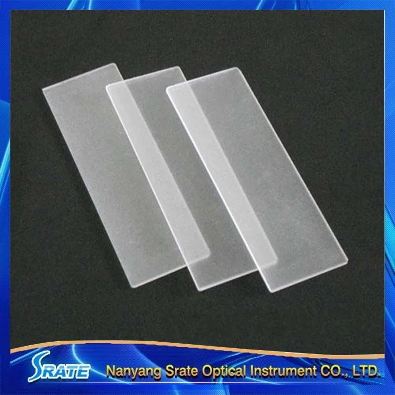 50Pcs Blank Microscope Glass Single Side Frosted Slides For Lab ...
