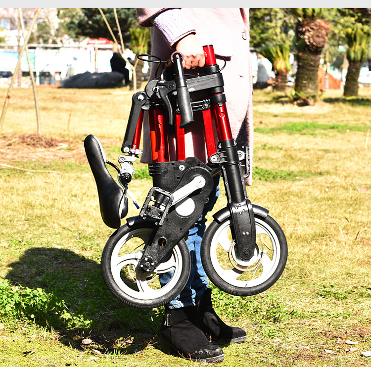 ABIKE Mini Folding Bike Portable Lightweight Bicycle Super Small ...