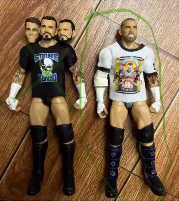 6-7" ☆ WWE WEW Figure Doll Wrestlers Muscle Toys Celebrities CM PUNK ...