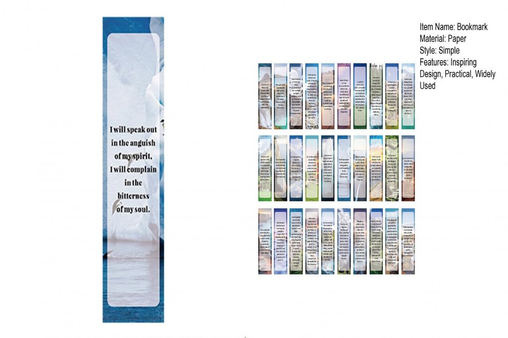 Bookmarks Encouraging Bookmarks Christian Bible Verse Bookmarks ...