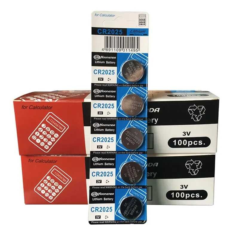 5-50Pcs 0 Cr2025 3V Lithium Batteries Dl2025 LM 2025 Button Battery ...