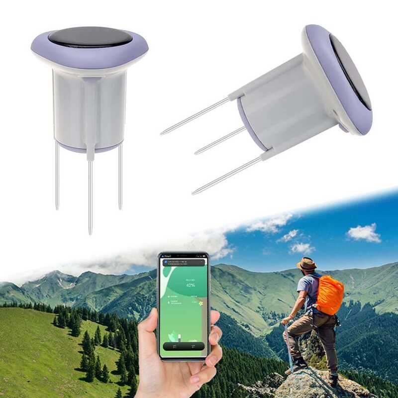 Tt Smart Zigbee Solar Soil Sensor Waterproof Wireless Temperature And ...