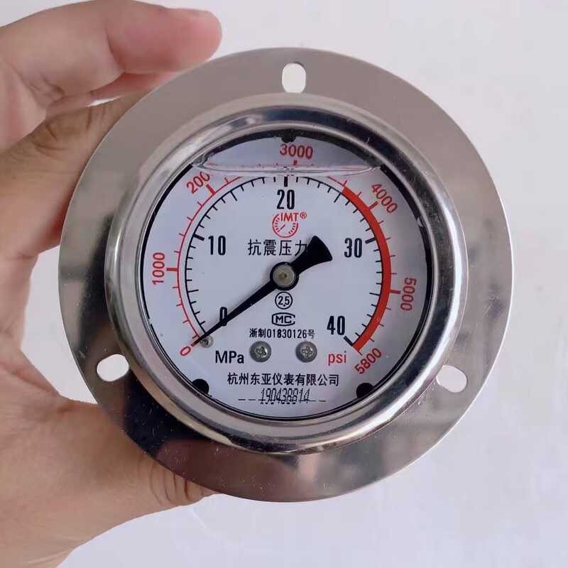 Shearing Bending Rolling Machine Shockproof Pressure Gauge 0~40MPA ...