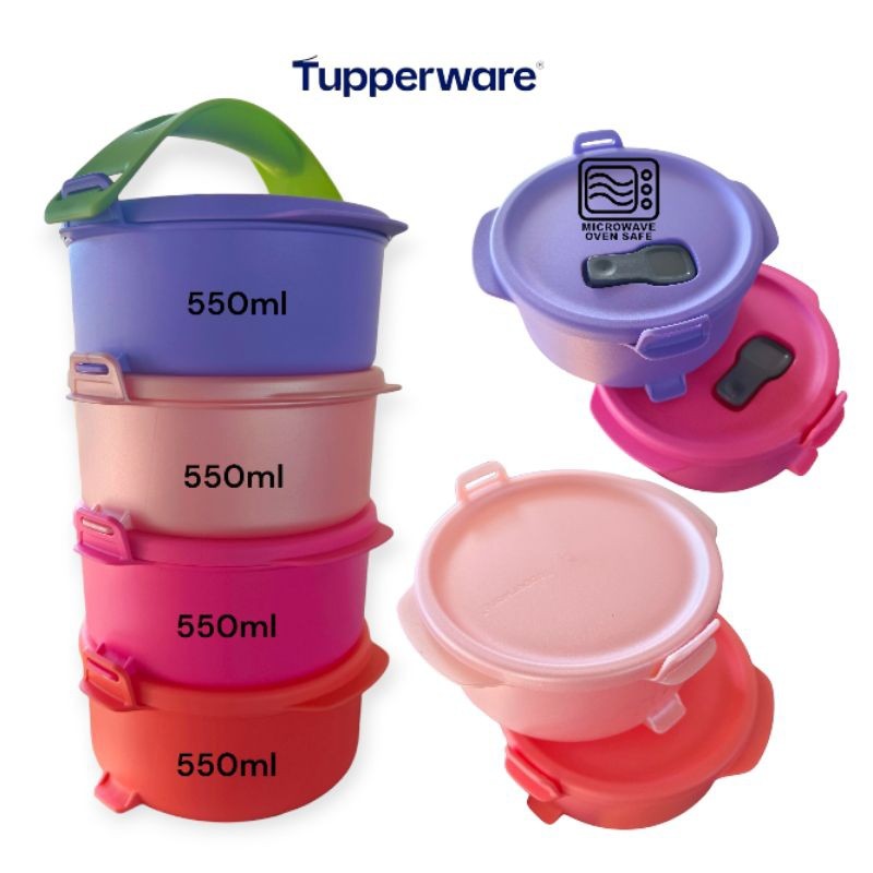 Tupperware Small Click To Go Round 550ml ( Read description before ...