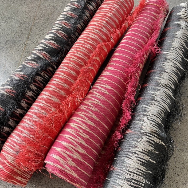 Authentic Tnalak Cloth Abaca Fiber Traditional Tinalak Fabric Handwoven ...