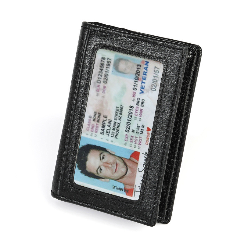 New Stylish Simplicity Mens and Womens Leather Coin Purse ID Case ...