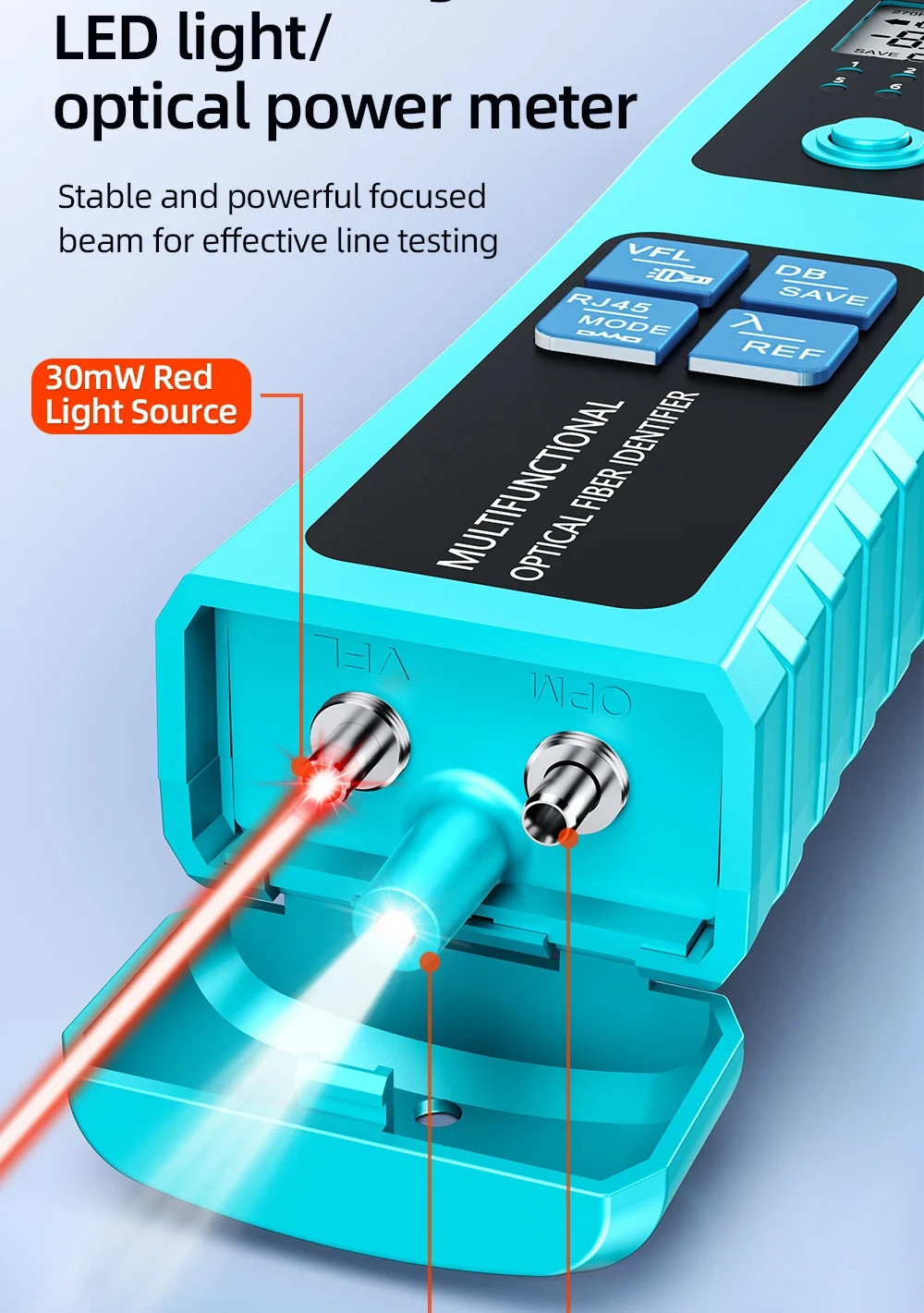 High-precision optical fiber identifier all-in-one machine (6-in-1 ...