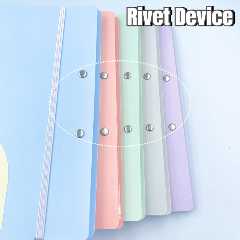 A4/Long Foldable Clear Book Loose Leaf File Folder Clearbook Paper ...