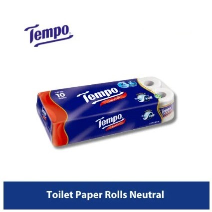 Tempo Toilet Paper Rolls Neutral (3-Ply, 10 Rolls) | Shopee Philippines