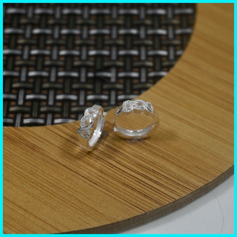 KS silver original 925 italy silver CE049 | Shopee Philippines