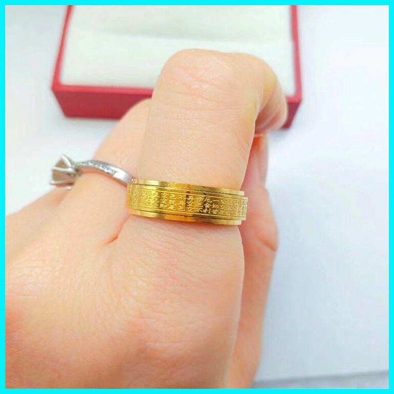 (The ceremony has been completed!) Heart Sutra Ring, 6 mm wide ...