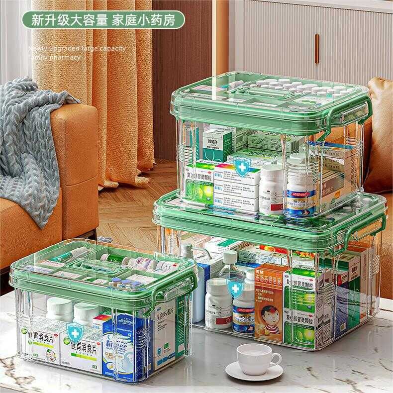 Medicine Box Home Pack Household Large Capacity Multi-layer Medicine ...