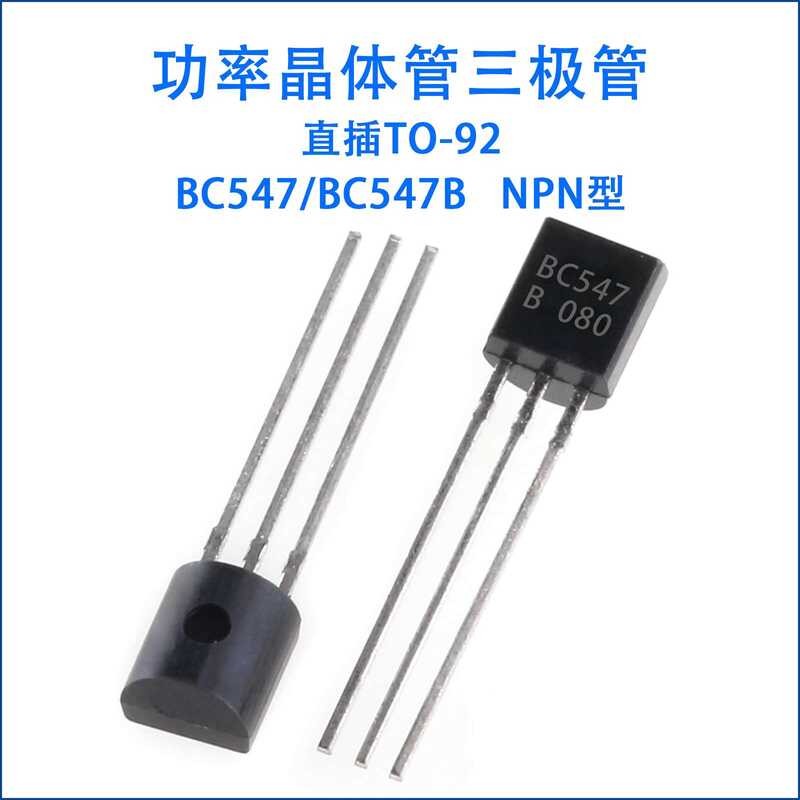 Low Power Transistor BC547B BC547 Triode 0.1A/45V NPN TO-92 (20 pieces ...