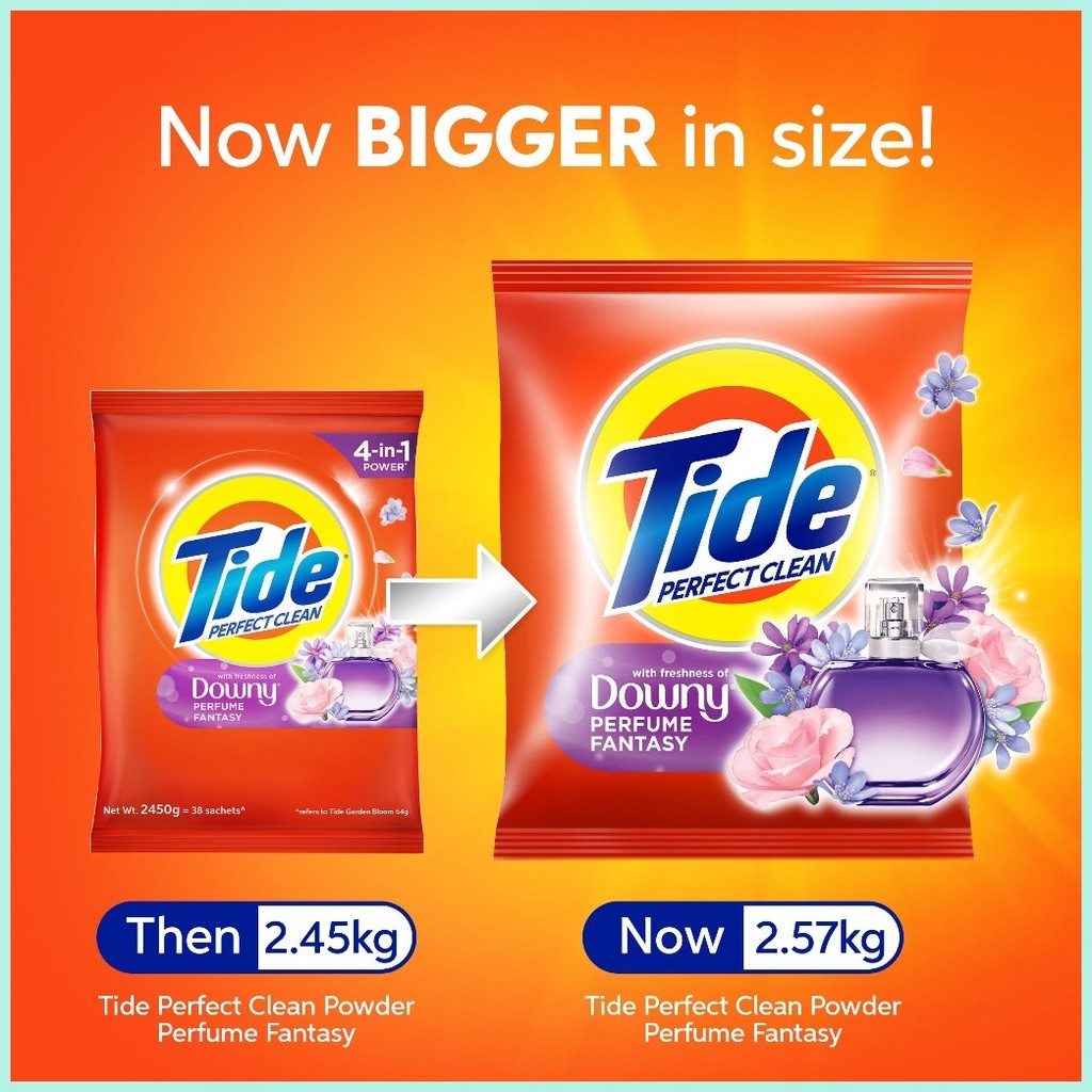 Tide Powder Detergent Perfume Fantasy Original White Garden Bloom ...