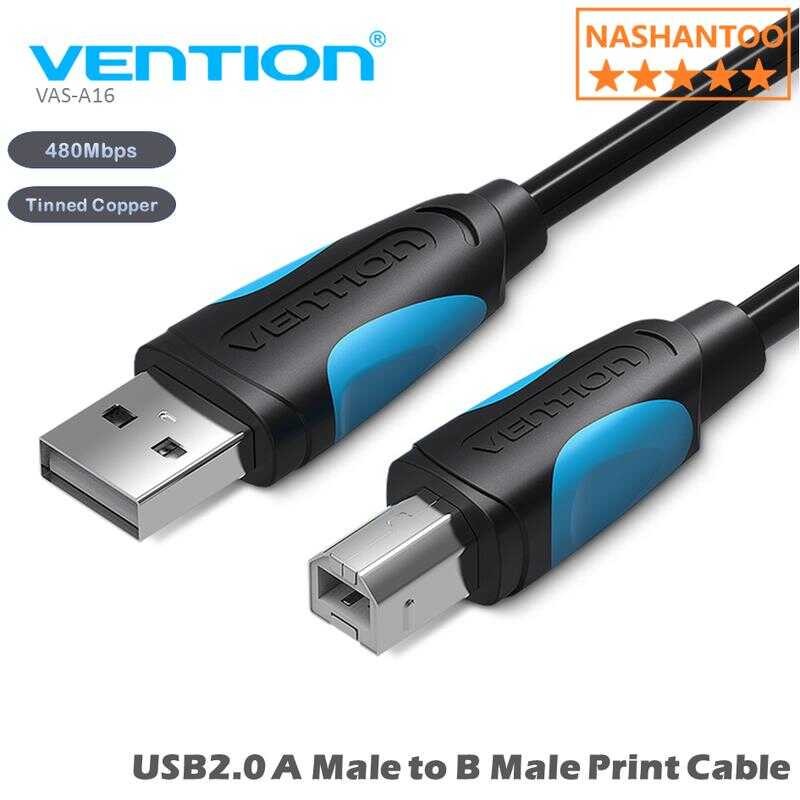 Vention Printer Cable To USB Type A Male B For HP Canon Epson Usb2.0 ...