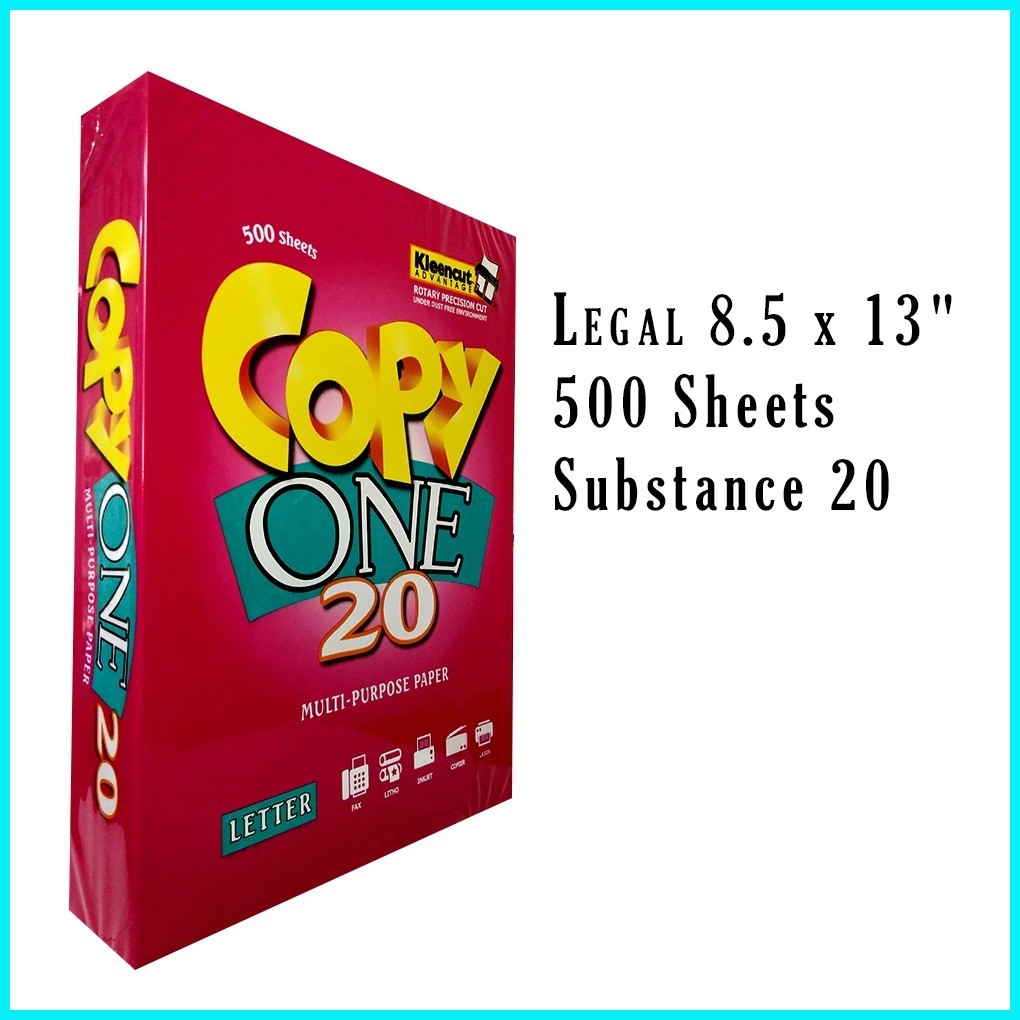 Copy One 70gsm Long / Legal A4 Short / Letter Size bond paper copy ...