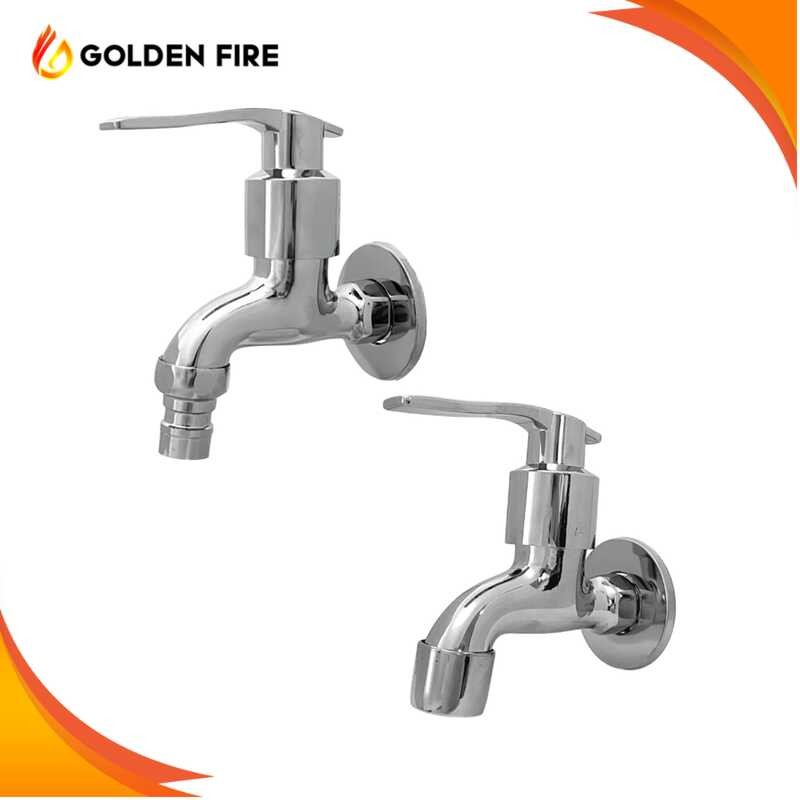 Wall Faucet Single Spout Hose Bibb, Plain Bibb Chrome Plated Zinc For ...