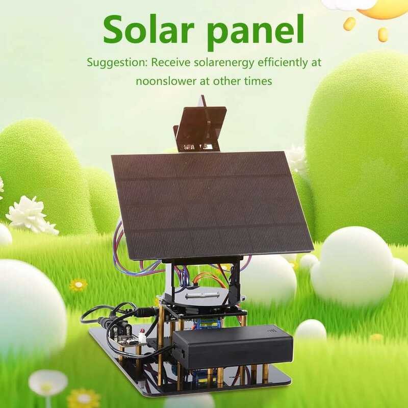 KUONGSHUN Age 8+ Educational Kit Smart Solar Tracker System Tracking ...