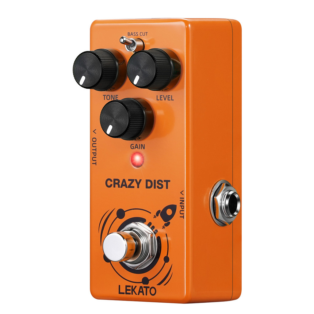 LEKATO DS-02 CRAZY DIST Distortion Guitar Effect Pedal M-style ...