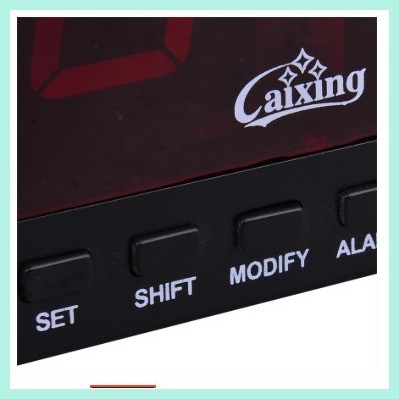 LED Caixing CX-2158 Digital Alarm Clock (Black) | Shopee Philippines
