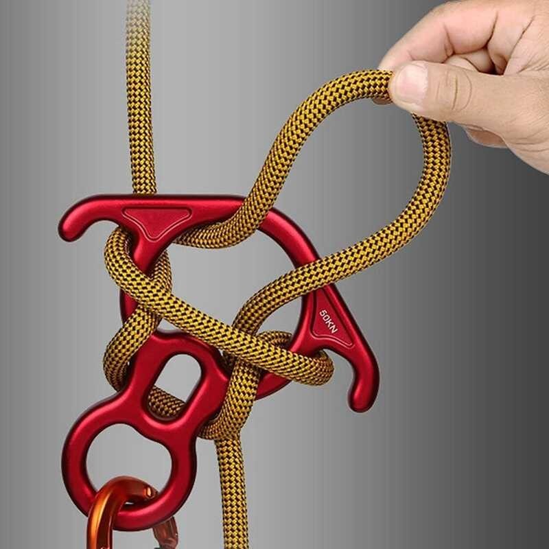 8 Bent-Ear Belaying And Rappelling Gear Belay Device Rock Climbing ...