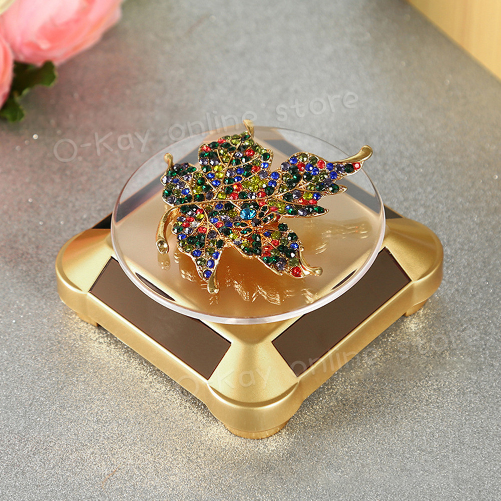 O-KAY 2026 New 360 Degree Rotag Turntable Jewelry Display Stand with ...