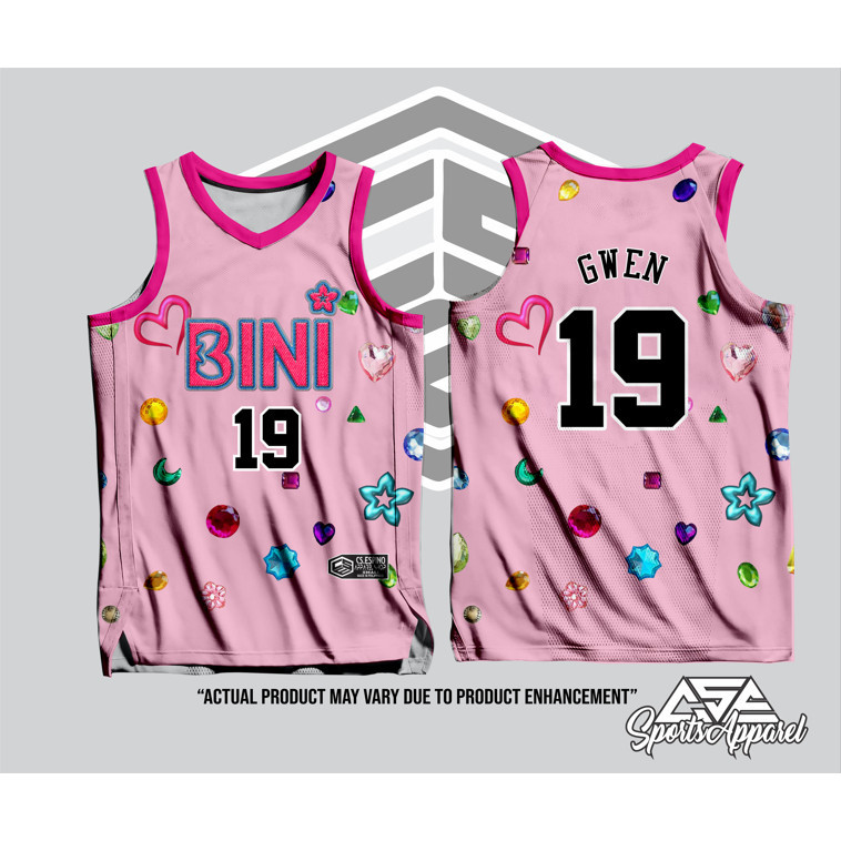 BINI SUBLIMATION BASKETBALL JERSEY FREE CUSTOMIZE TEAM NAME, SURNAME ...