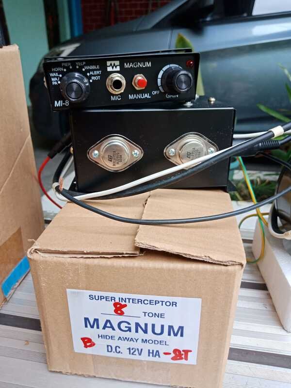 LY WANG 8 ToneS MAGNUM Siren CROWN Du- 200WAttS / AlH6" TrompA Complete ...