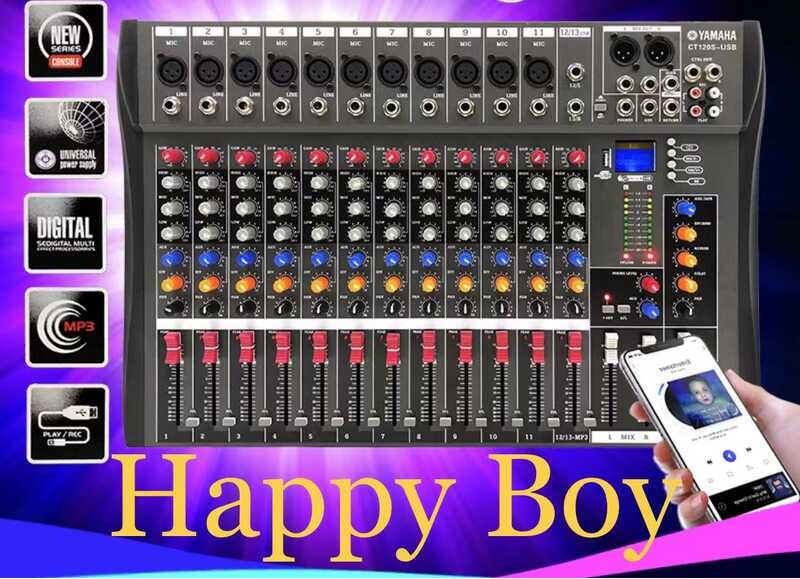 Year 1 Warranty Professional 12 Channel Mixing Console At AUX Paths ...