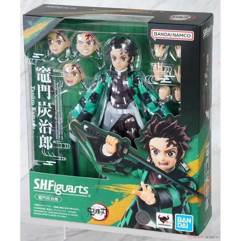 Bandai SHF Demon Slayer Demon Slayer Corps Tanjiro Kamado | Shopee ...