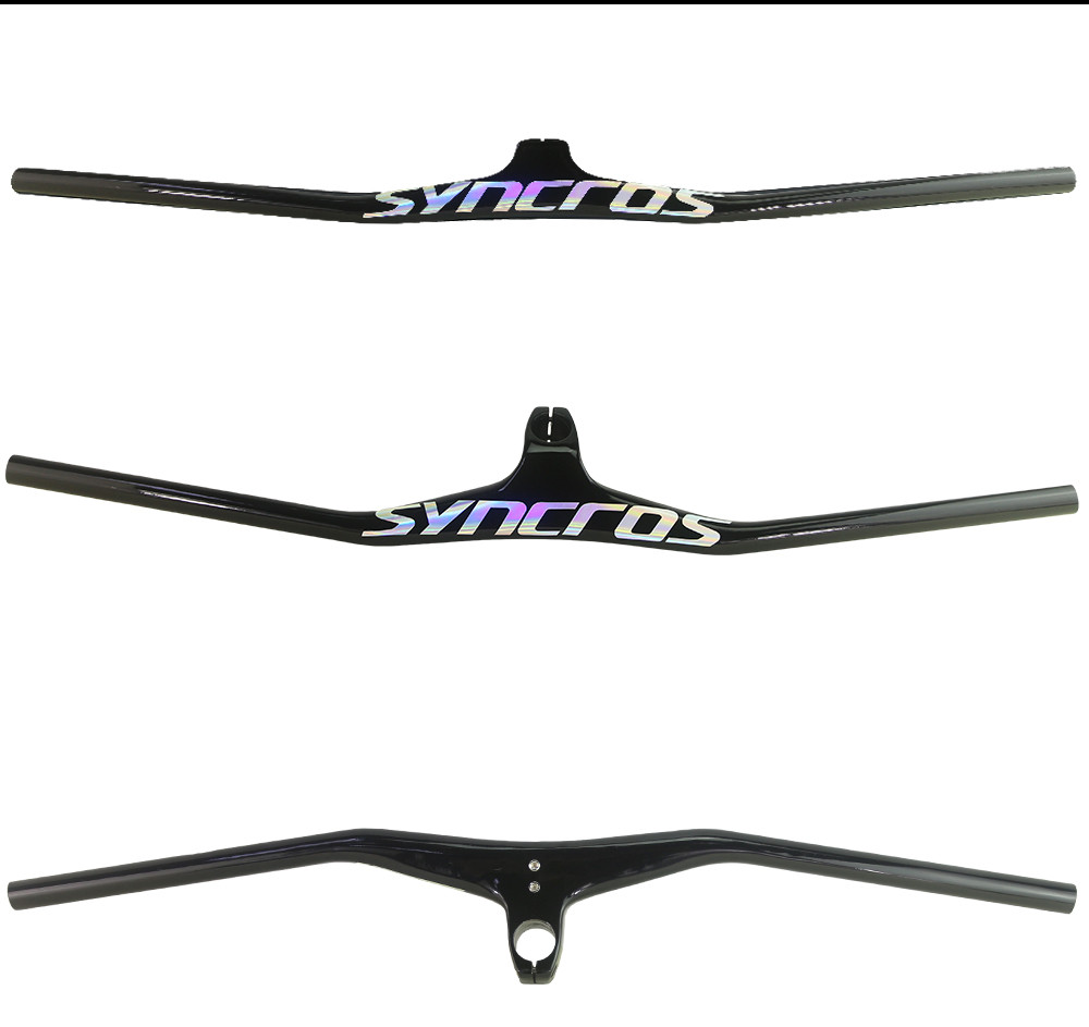 Syncros Chrome Logo Carbon Fiber Mountain And Stem 28.6mm -17Degree ...