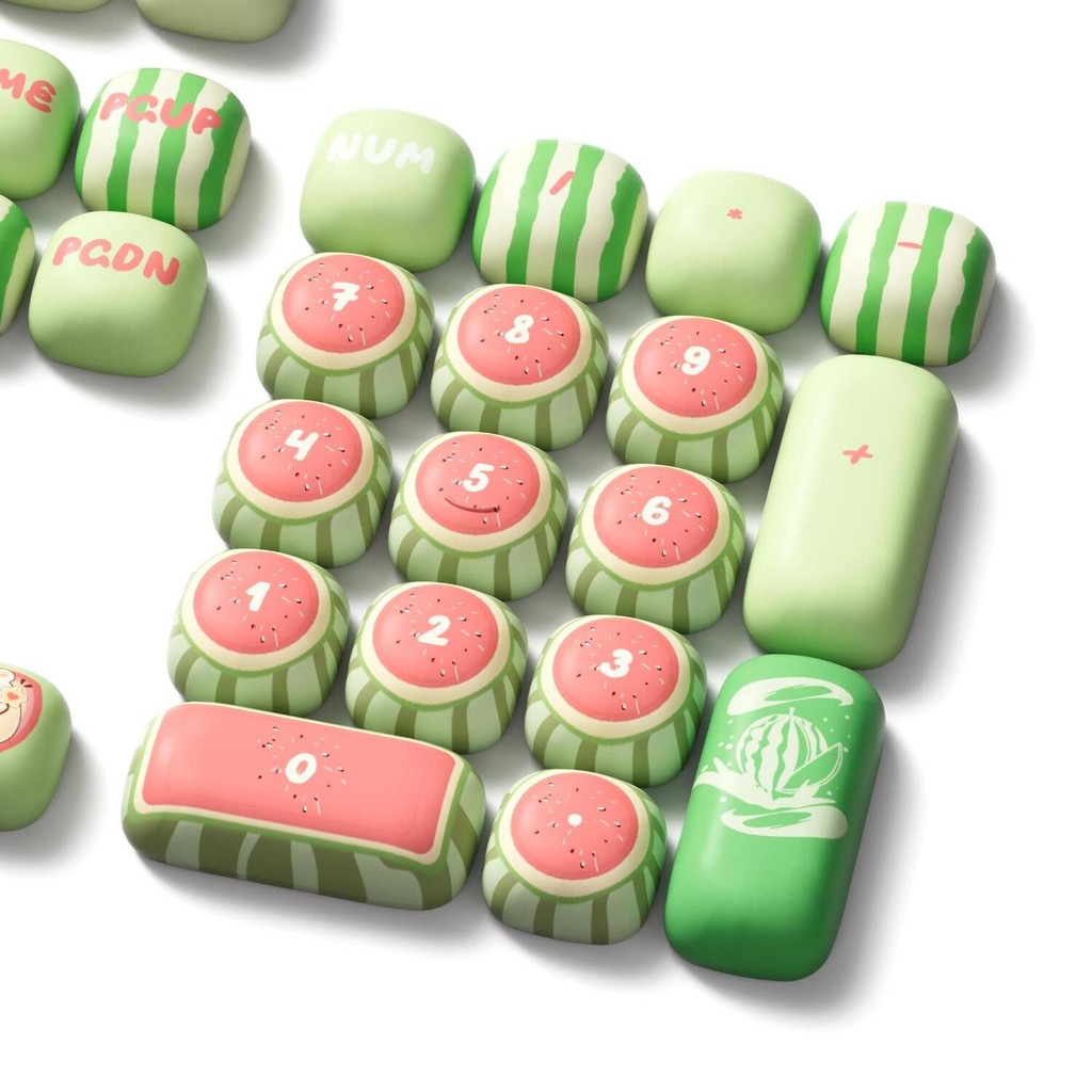 138-Keys Watermelon Theme Keycaps High-quality Detachable Non-slip ...